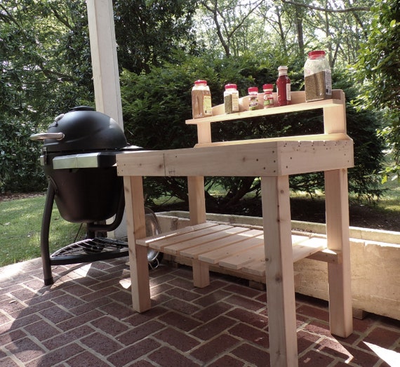 Grill Console Table Patio Table Deck Table Outdoor Buffet Table Etsy UK