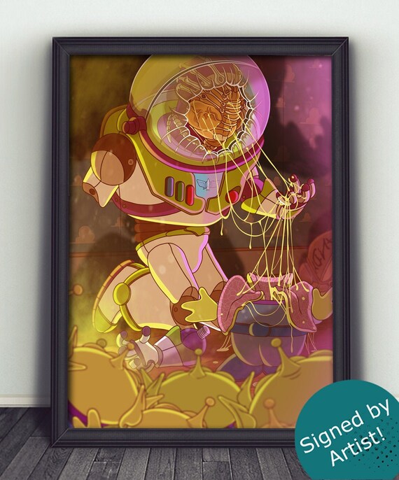 Aliens Meets Toy Story Art Print Limited Edition Signed by - Etsy UK