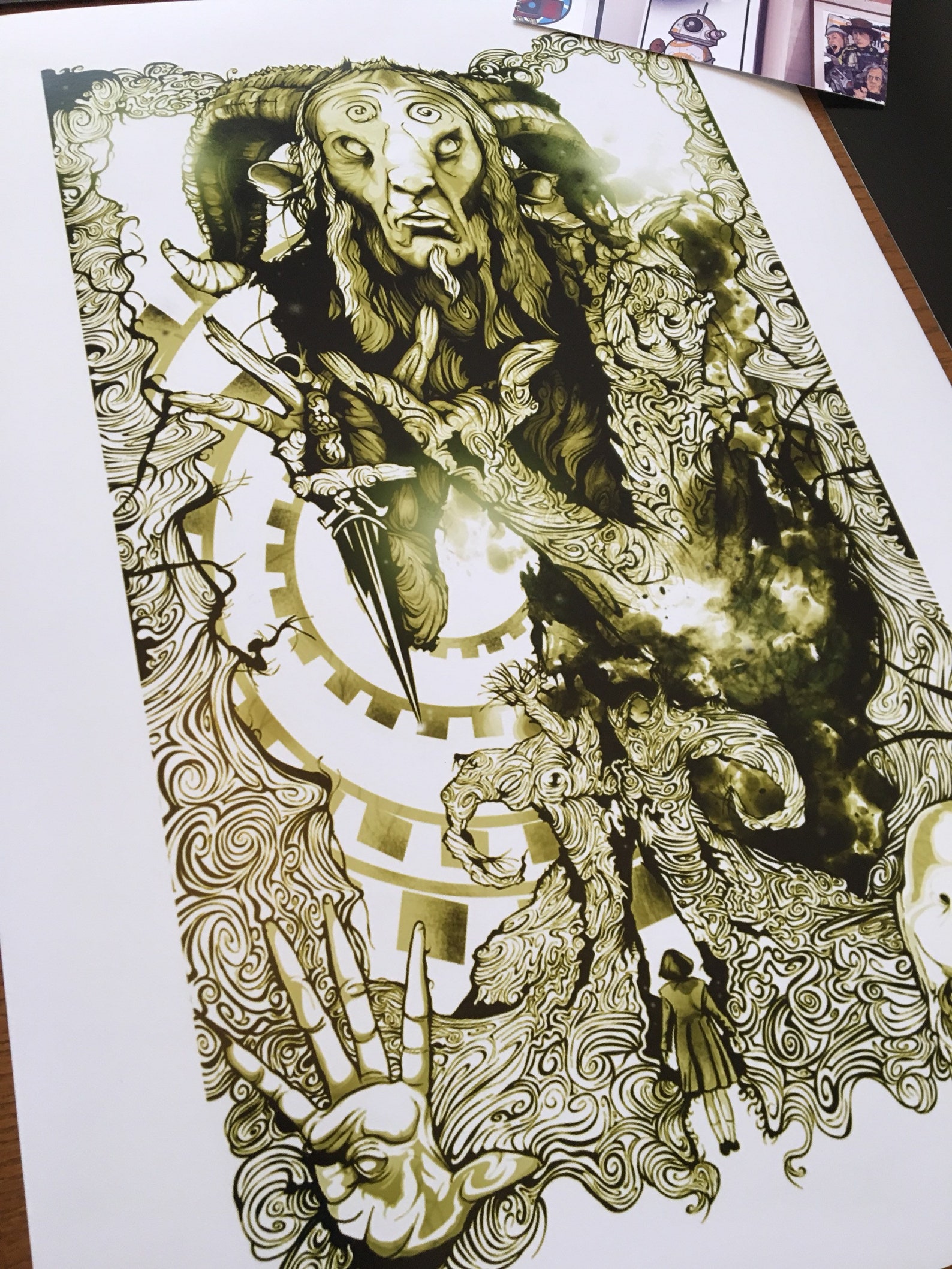 Pans Labyrinth Art Print Pan's Labyrinth Collectible - Etsy UK