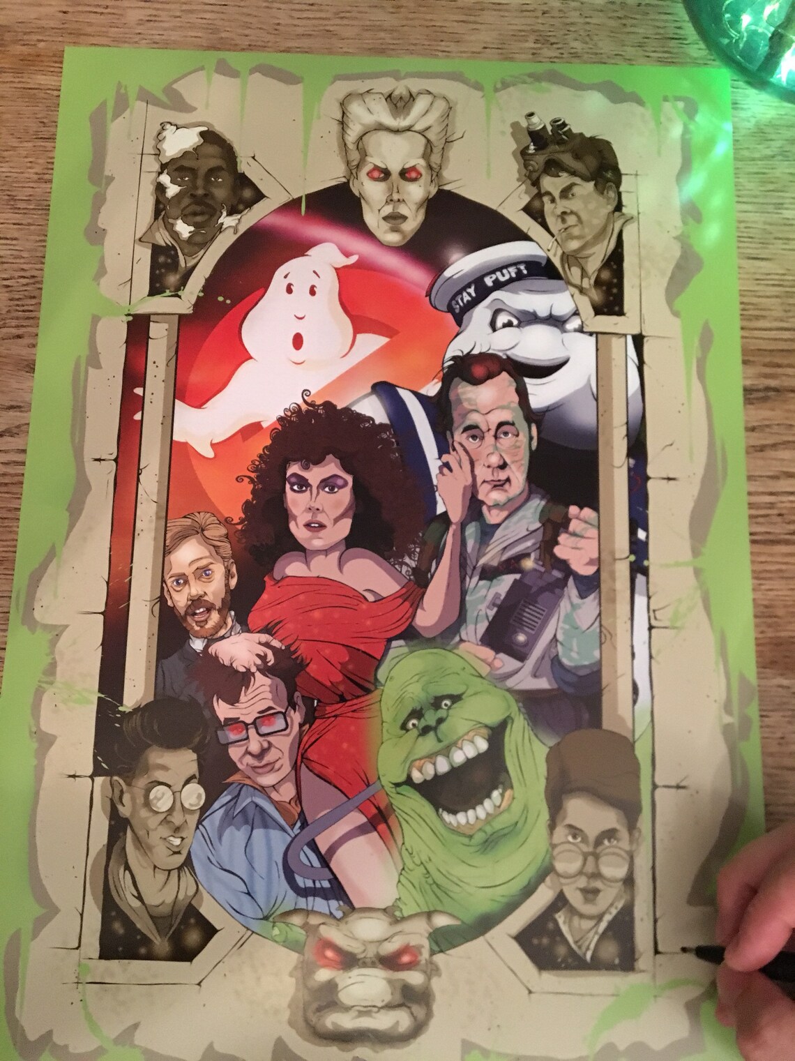 Ghostbusters Movie Poster Art Print Limited Poster Signed - Etsy