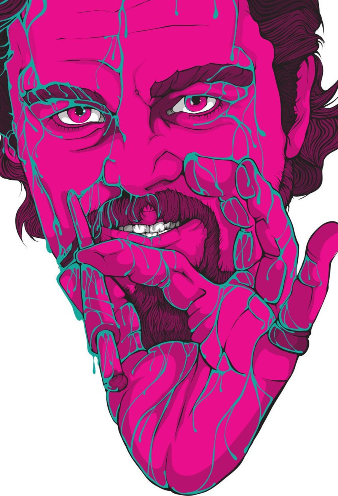 Django Unchained Calvin J. Candie Art Print Limited Edition - Etsy