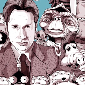 X Files Art Print - X Files Poster - Limited Signed by Artist - Etsy