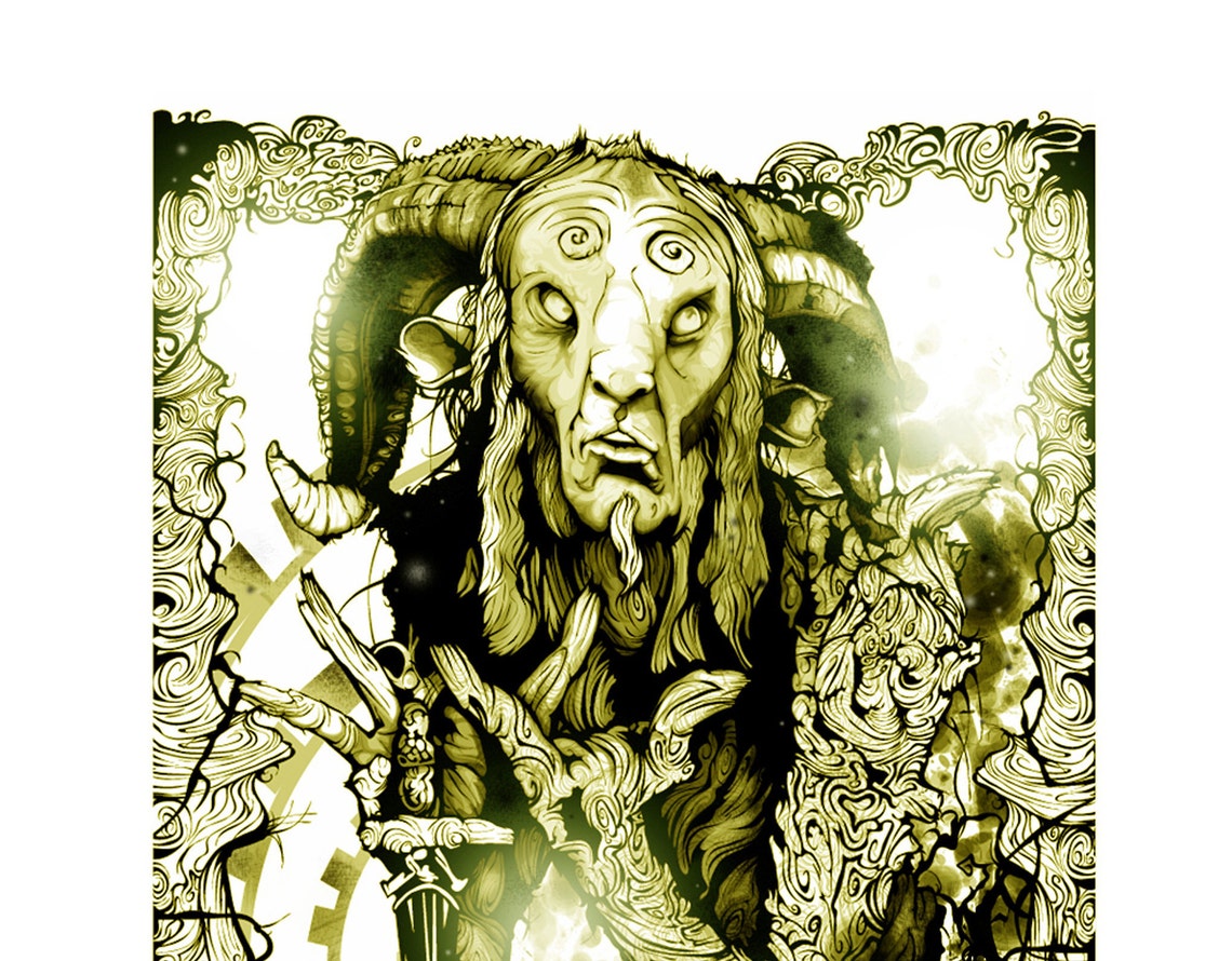 Pans Labyrinth Art Print Pan's Labyrinth Collectible - Etsy UK