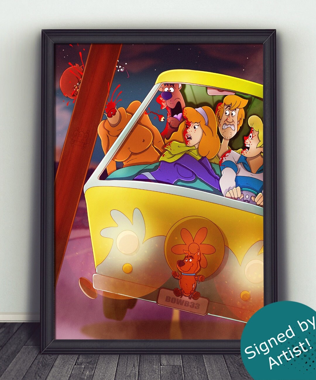Hereditary Meets Scooby Doo Style Art Print, Limited Edition, Signed by ...