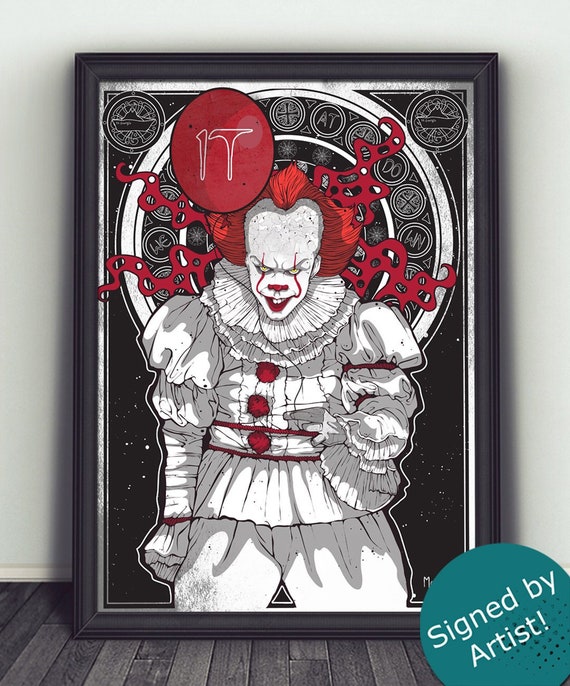 Pennywise Kunst NEW 'Pennywise' Finished 😀 20"x30" Original Oil
