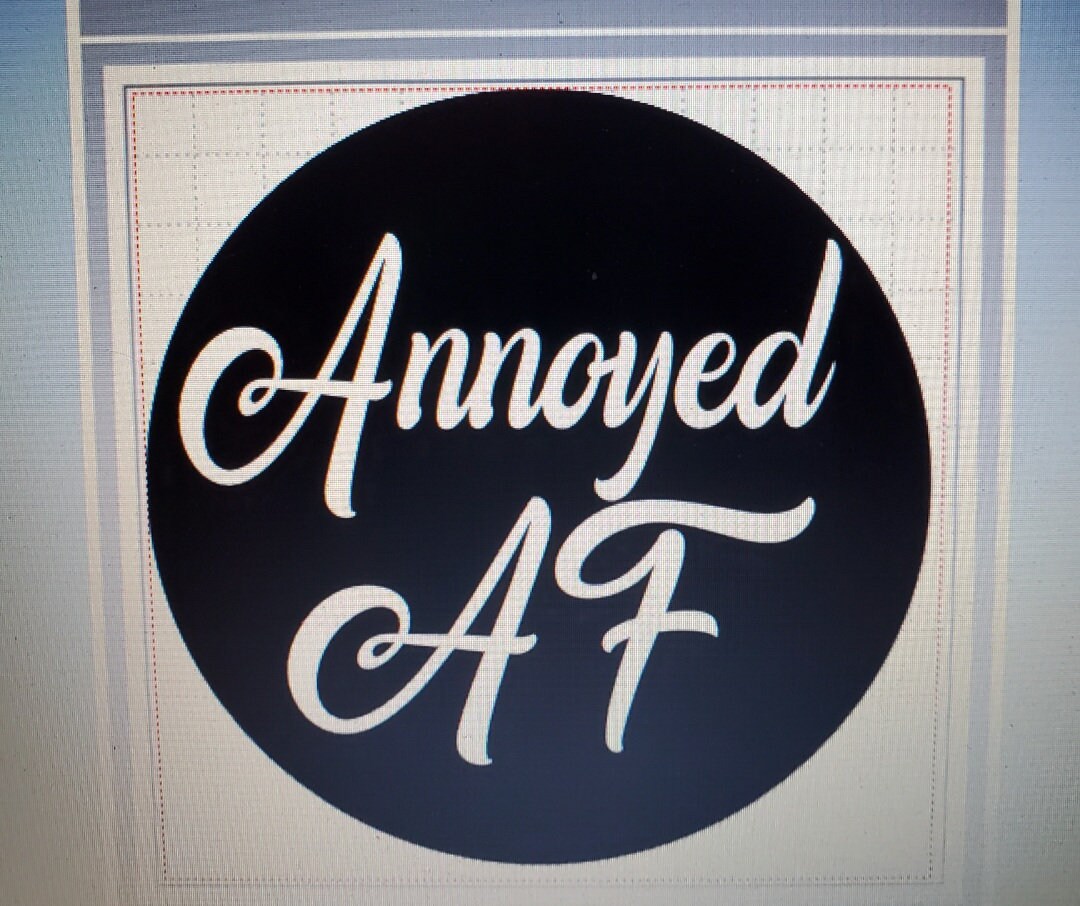 SVG Annoyed AF Digital Instant Download SVG File for Cricut, Silhouette ...