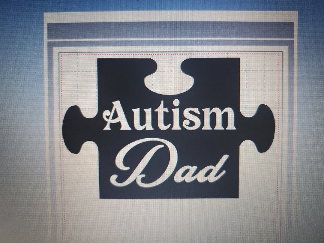 SVG Autism Dad II Digital SVG File for Cricut, Silhouette, Brother ...