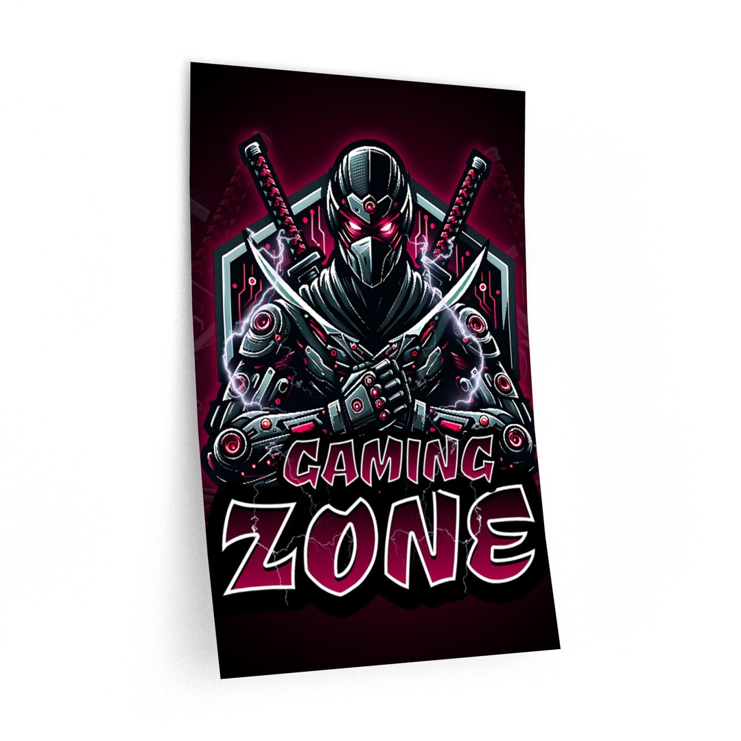 Ninja Gamer Wall Decals Dorm Room Decor for Guys College Dorm Room ...