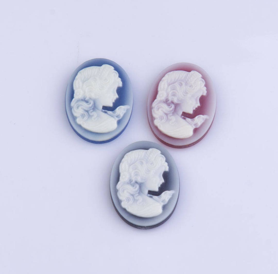 Carved Agate Cameo, Cabochon, Semi-precious Gemstones, Natural Stones ...
