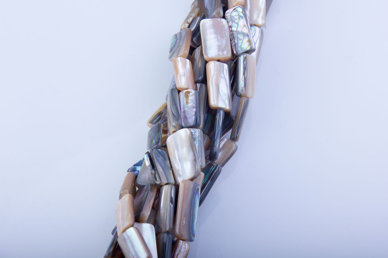 Abalone Rectangular Shell Beads Organic Beads Natural Shell | Etsy