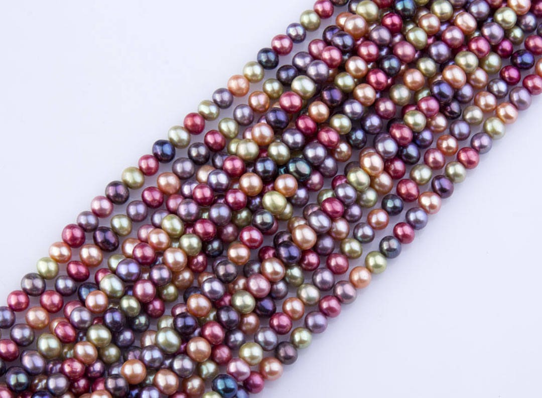 8mm-9mm Multicolor Freshwater Pearls, Loose Pearls, Semi-precious ...
