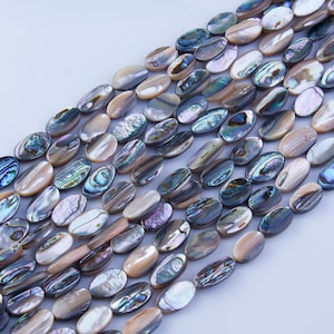 Abalone Shell Beads, Freeform Nuggets, Organic Beads, Natural Shape ...