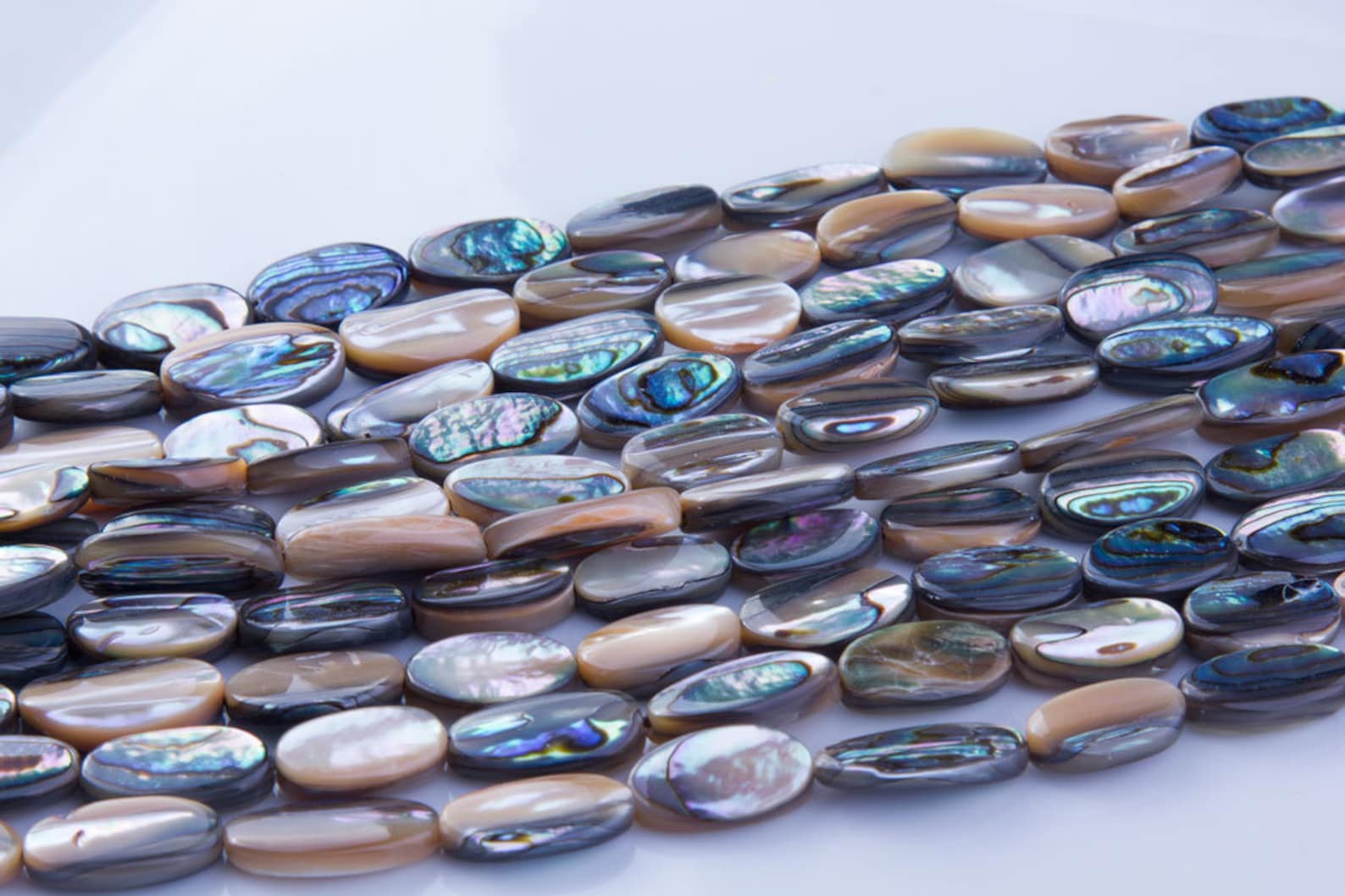 Abalone Shell Beads Freeform Nuggets Organic Beads Natural - Etsy