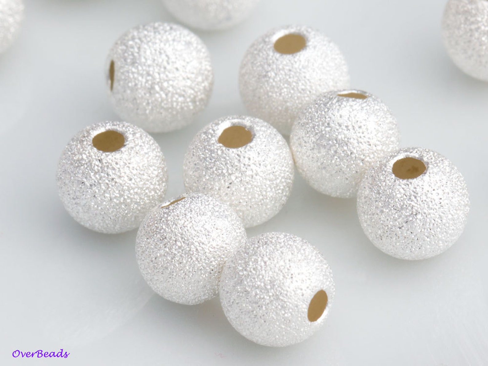 4MM 50 100 200 300 Pcs .925 Sterling Silver STARDUST | Etsy