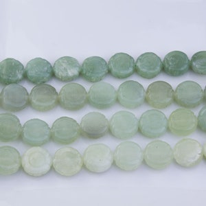 Chinese Hand Carved Round Jade Gemstone Beads, Semi Precious Gemstones ...