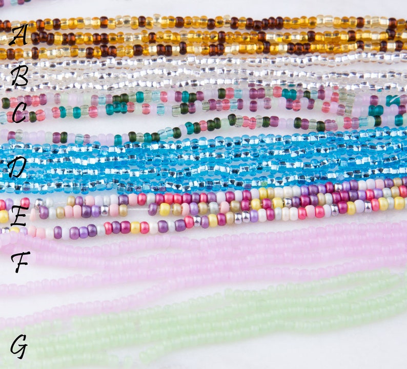 2mm Czech Round Seed Beads, Glass Beads, Multi Color, Beading Supplies ...