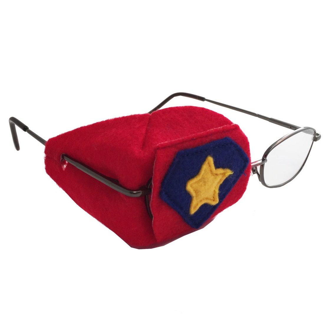 Superhero Style Soft Felt Over-the-lens Reusable Handmade | Etsy