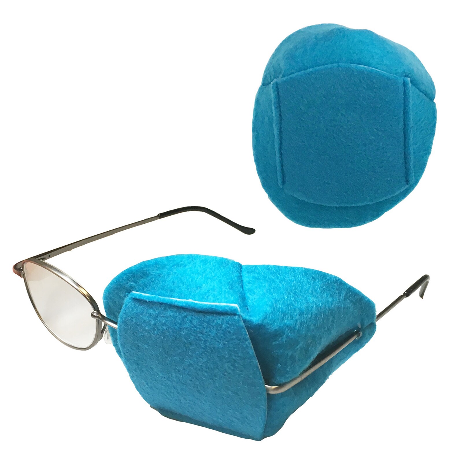 Monogrammed Soft Felt Over-the-lens Reusable Handmade Eye | Etsy