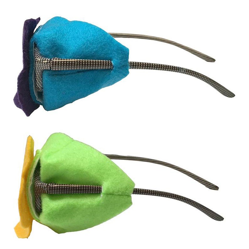 Groovy Flower Patch - Soft, Felt Over-the-lens Reusable, Handmade Eye ...