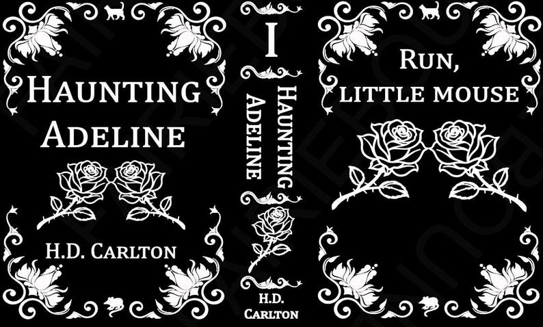 Haunting and Hunting Adeline Cover Designs SVG Files, Vinyl Book Cover ...