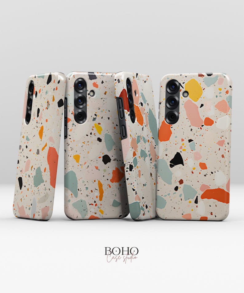 Terrazzo Marble Magsafe Case for Samsung Galaxy S26 S25 S24 S23 Plus ...