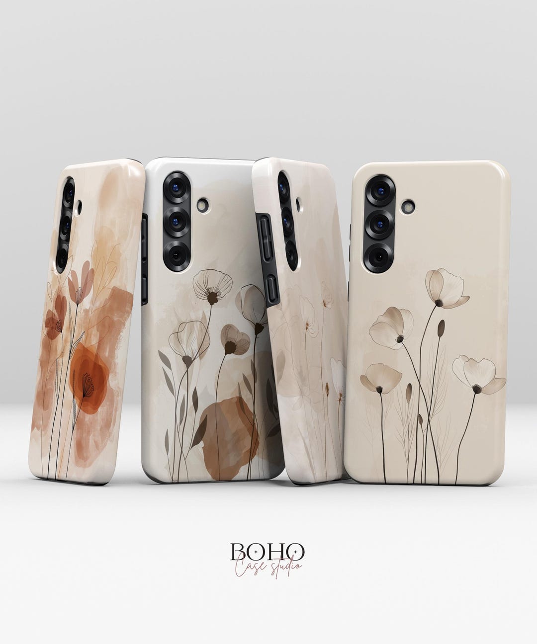 Botanical Boho Wildflower Magsafe Case for Samsung Galaxy S26 S25 S24 ...
