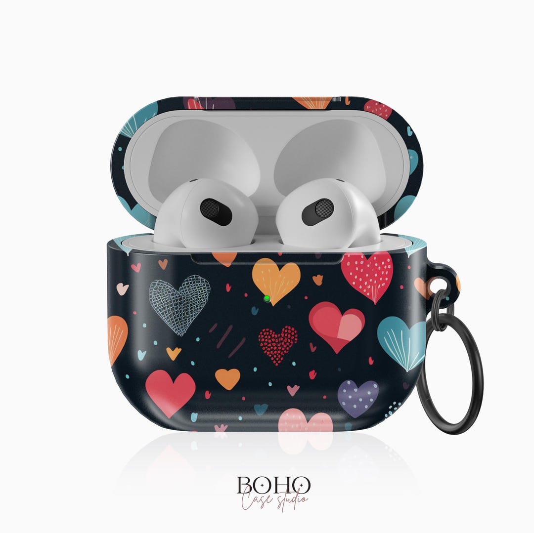 Airpods Pro Case COLORFUL HEARTS for Airpods 1st 2nd 3d Gen, Pro, Pixel ...