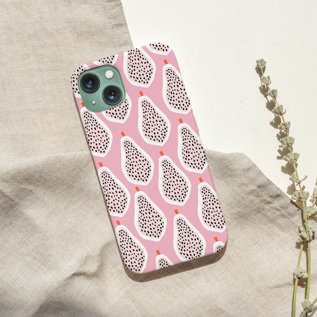 Pink Pear Pattern Iphone 14 Pro Case Iphone 13 Case Iphone - Etsy