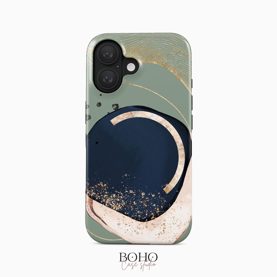 Abstract Shape Gold Ark iPhone 16 Case iPhone 15 Pro Max TOUGH Case ...