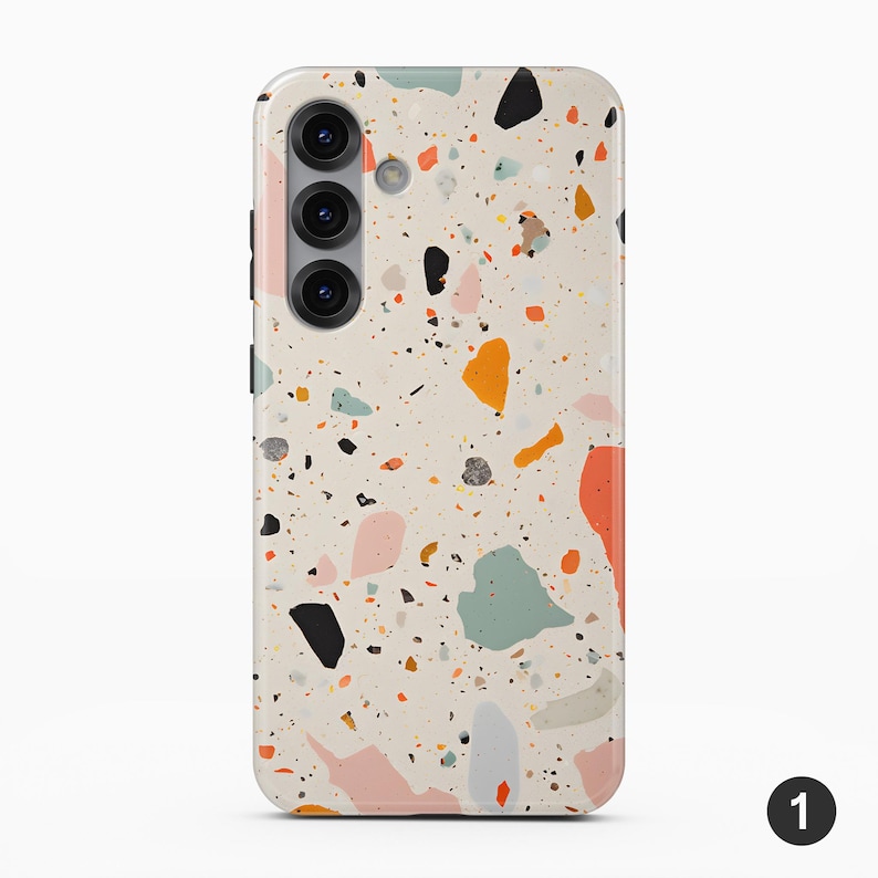 Terrazzo Marble Magsafe Case for Samsung Galaxy S26 S25 S24 S23 Plus ...