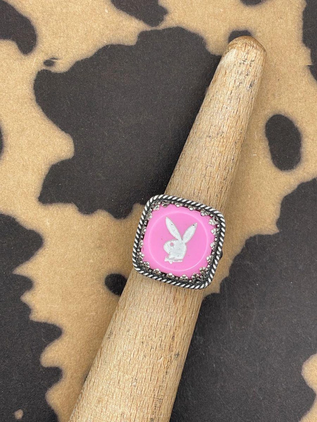 Zia-vintage Pink Playboy Dice Ring - Etsy