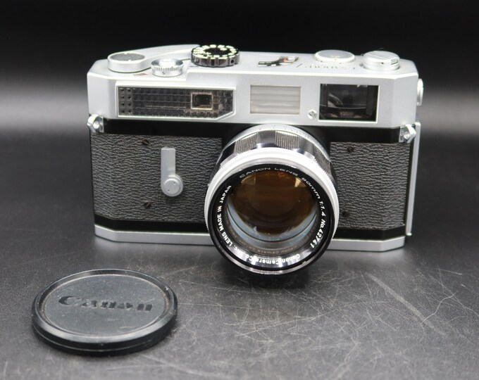 Canon 7 Rangefinder Camera With 50mm F/1.4 Lens, Overhauled, Ready to ...