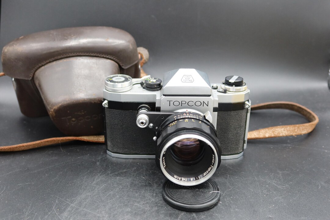 Topcon R SLR Film Camera With 58mm F/1.8 Lens, Ready to Shoot. - Etsy
