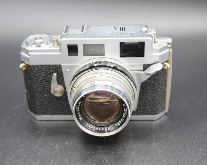 Konica IIIA Vintage Rangefinder Film Camera With 50mm F/1.8 Lens ...