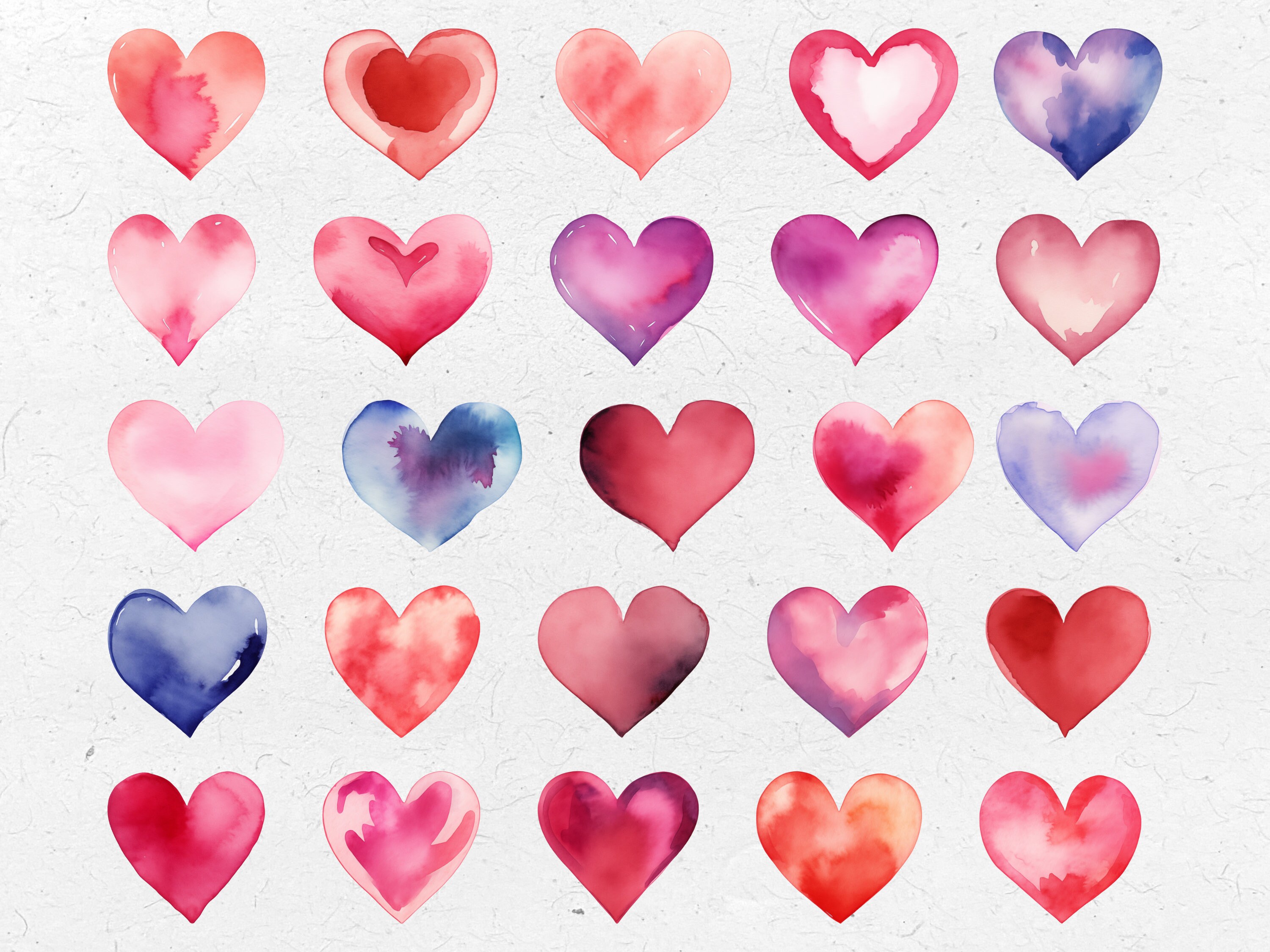 Watercolor Love Clipart, Valentine's Day Clipart, Cat, Owl, Witch ...