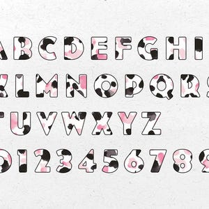 Cowgirl Doodle Alphabet PNG: Letters and Numbers Sublimation (digital ...