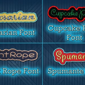 Custom Embroidered Patch Personalized Name or Text Iron On/sew on With ...