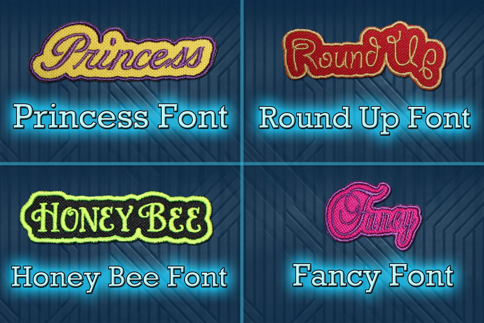 Custom Embroidered Patch Personalized Name or Text Iron On/sew - Etsy