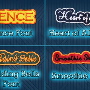 Custom Embroidered Patch Personalized Name or Text Iron On/sew on With ...