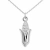 Gold Vermeil Corn Necklace: Unique Yellow Cob Pendant All Precious ...