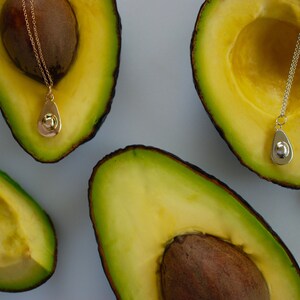 Avocado Necklace, Yellow Gold Plated by Delicacies Jewelry - Every ...