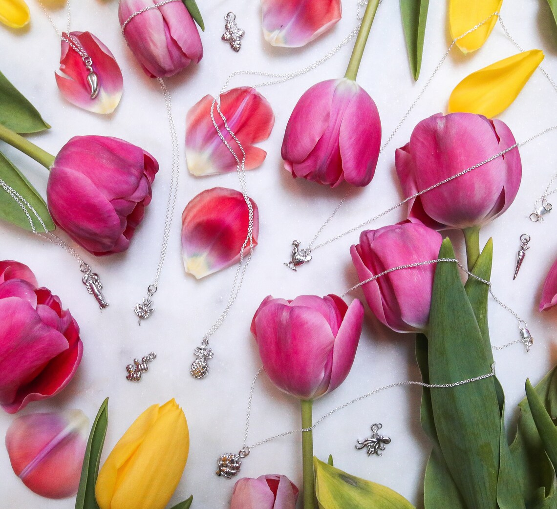 Ginger Necklace Sterling Silver by Delicacies Jewelry - Every Purchase ...