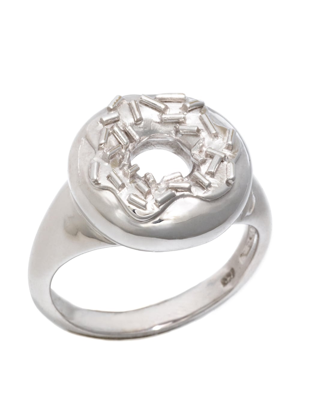 Sprinkle Doughnut Ring Sterling Silver by by Delicacies Jewelry - Every ...