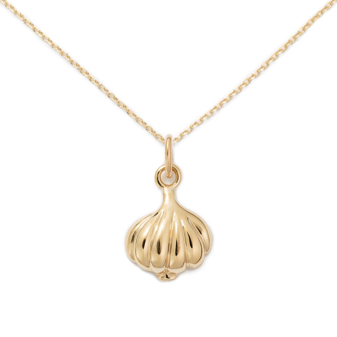 Garlic Necklace, 14K Gold by Delicacies Jewelry - Every Purchase Helps ...
