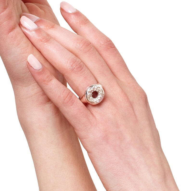 Sprinkle Doughnut Ring Sterling Silver by by Delicacies - Etsy