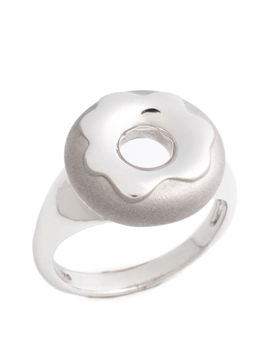 Glazed Doughnut Ring Sterling Silver by Delicacies Jewelry - Every ...
