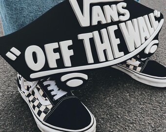 Vans off the Wall Sign - Etsy