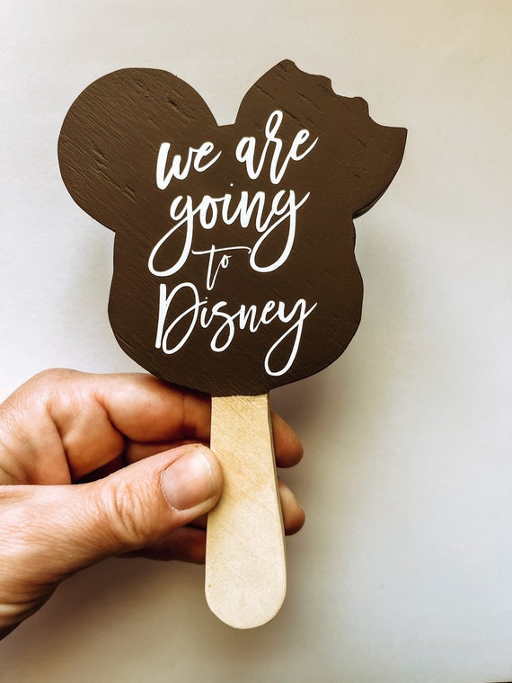 Timber Tags Disney Trip Disney Gifts Mickey Ice Cream Bar | Etsy