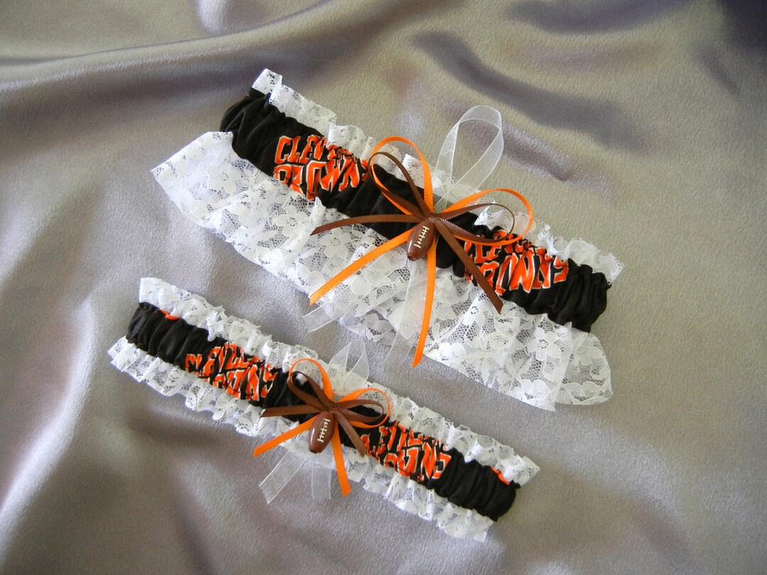 Cleveland Browns Garter Set - Etsy
