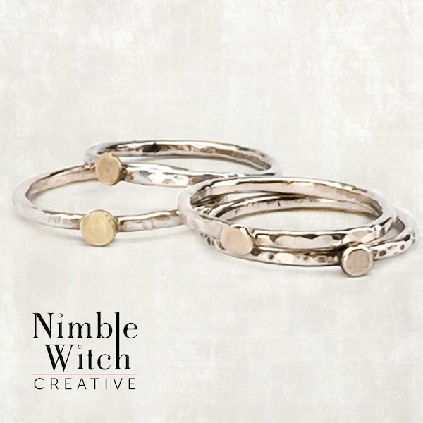 Boho Stacking Rings - Etsy